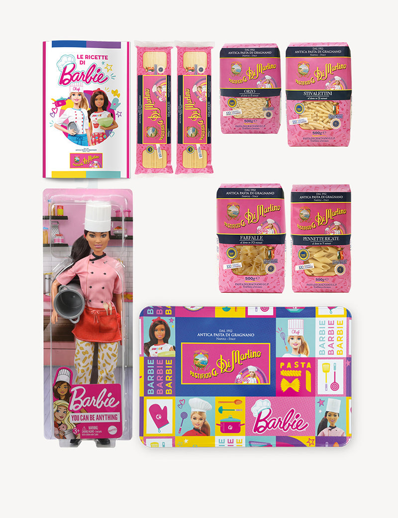 Barbie tin box with Barbie Pasta Chef doll | Pasta Di Martino ...